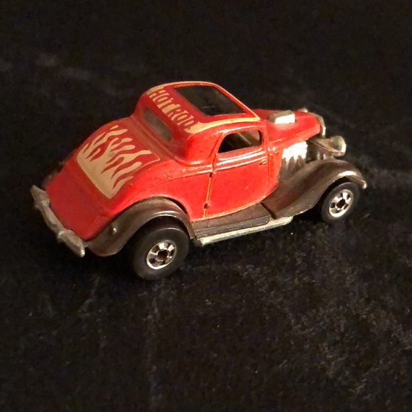 Other | Vtg 1979 Mattel Hot Wheels Ford Hi Raker Red Flames Hot Rod Car ...